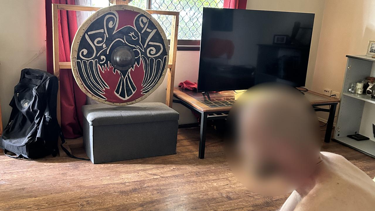 Man facing Nazi symbol charges asks to leave country