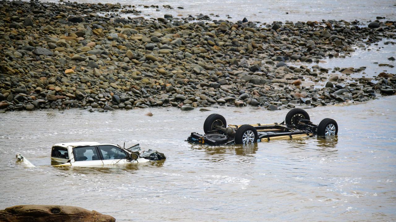 Family watches cars, tents, wallets wash away in floods