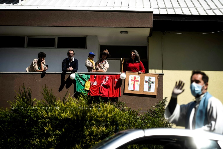 Portuguese priest brings Easter to his flock, in a…